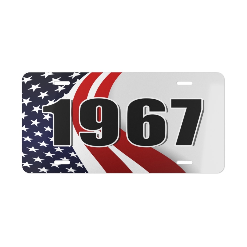 1967 Year Automotive Classic Antique Car License Plate Tag | Custom ...