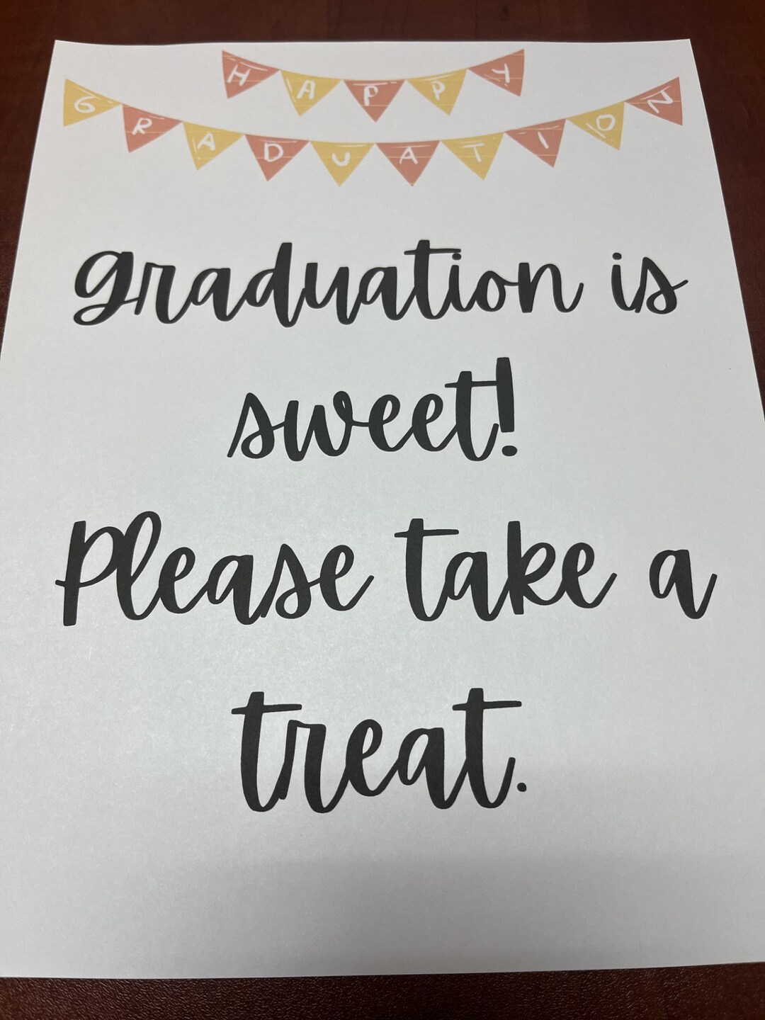 Graduation is Sweet Printable - Etsy