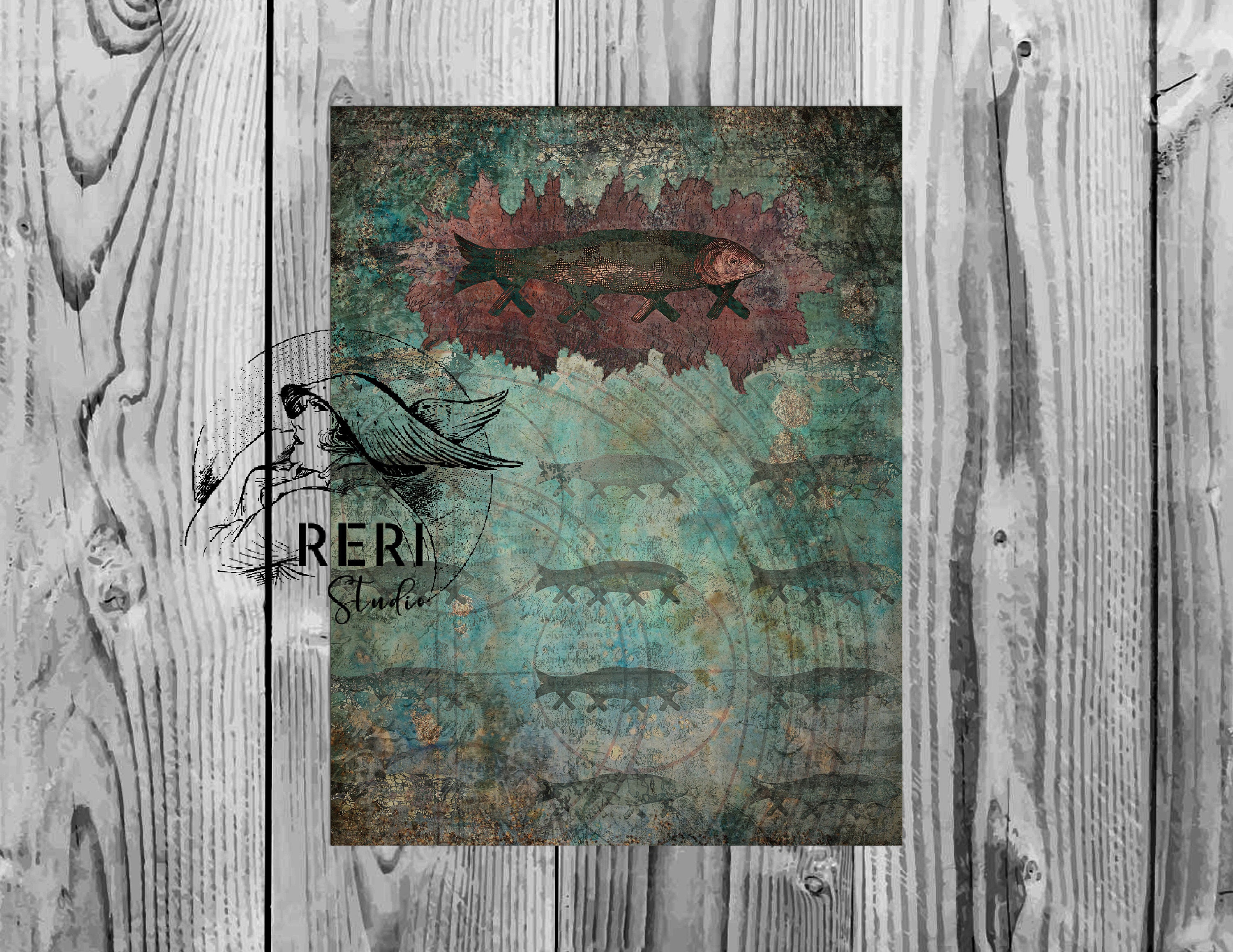 The Hand of the Philosophers 7 Digital Papers Printable - Etsy
