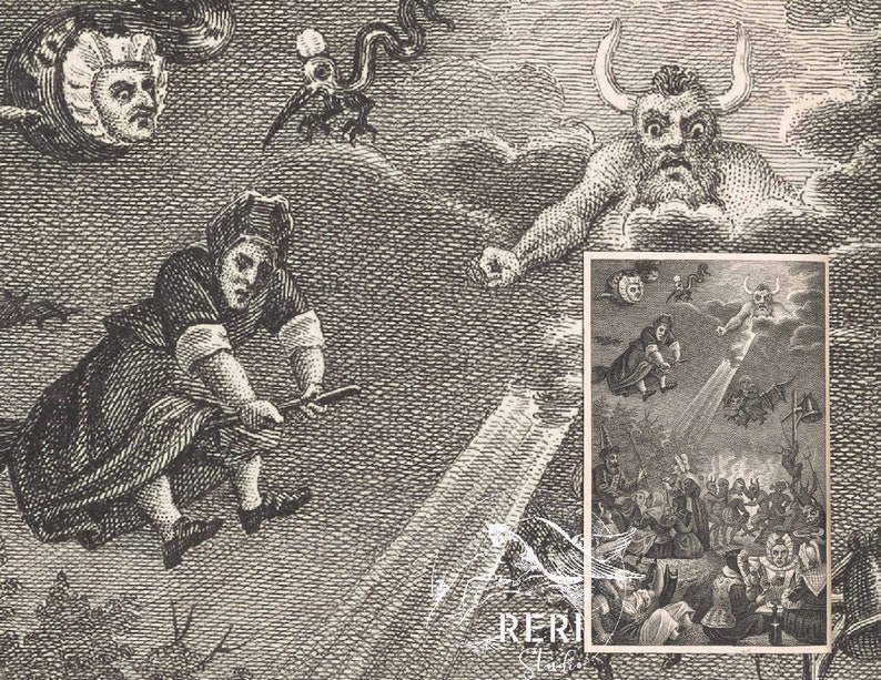 Printable Witchcraft Ephemera Bundle, Witches' Sabbath, Magic, and ...