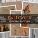 Vintage Halloween Digital Post Cards, Cute Happy Halloween Printable ...