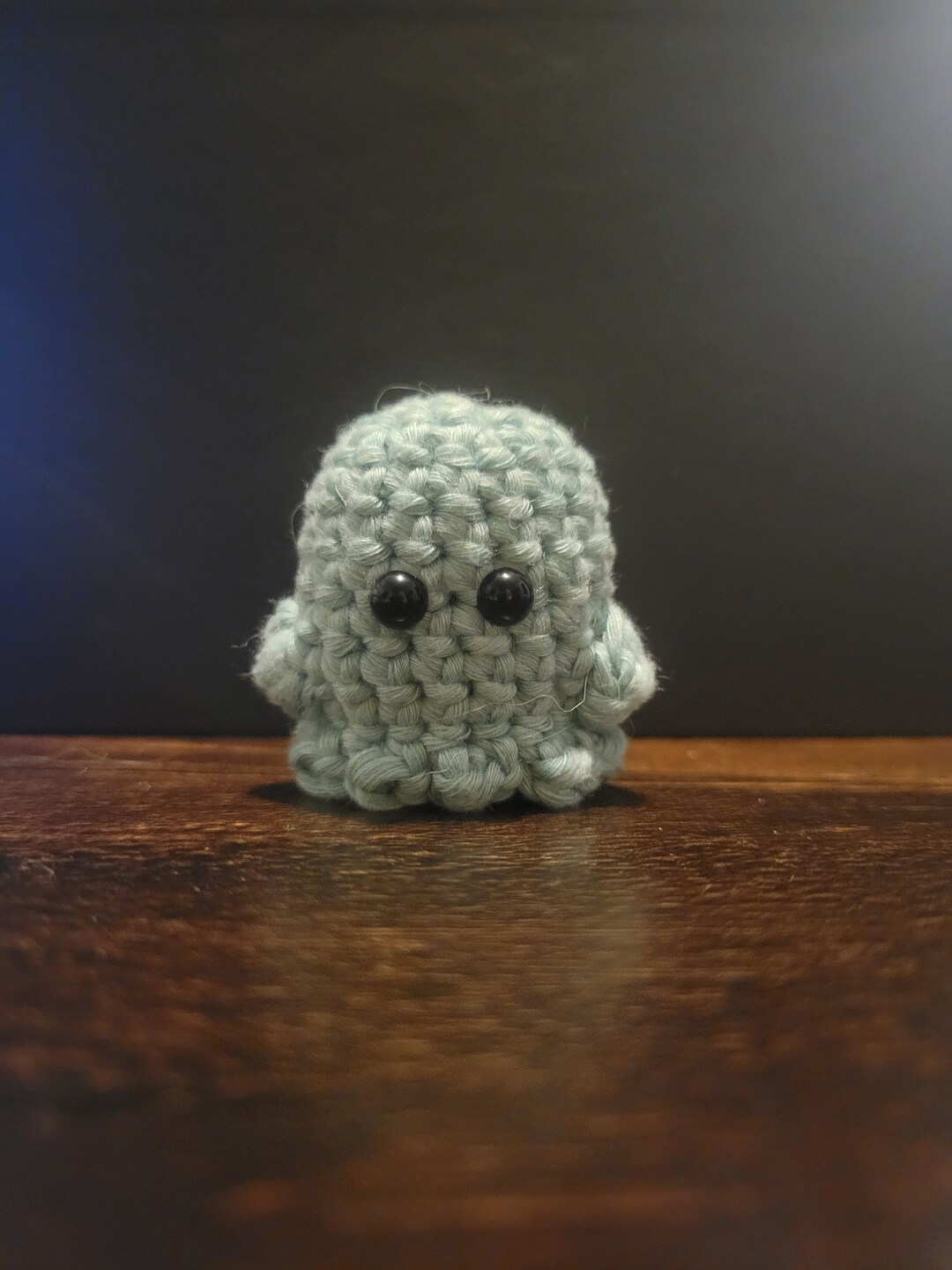 Mini Crochet Glow in the Dark Ghost- Teal - Etsy