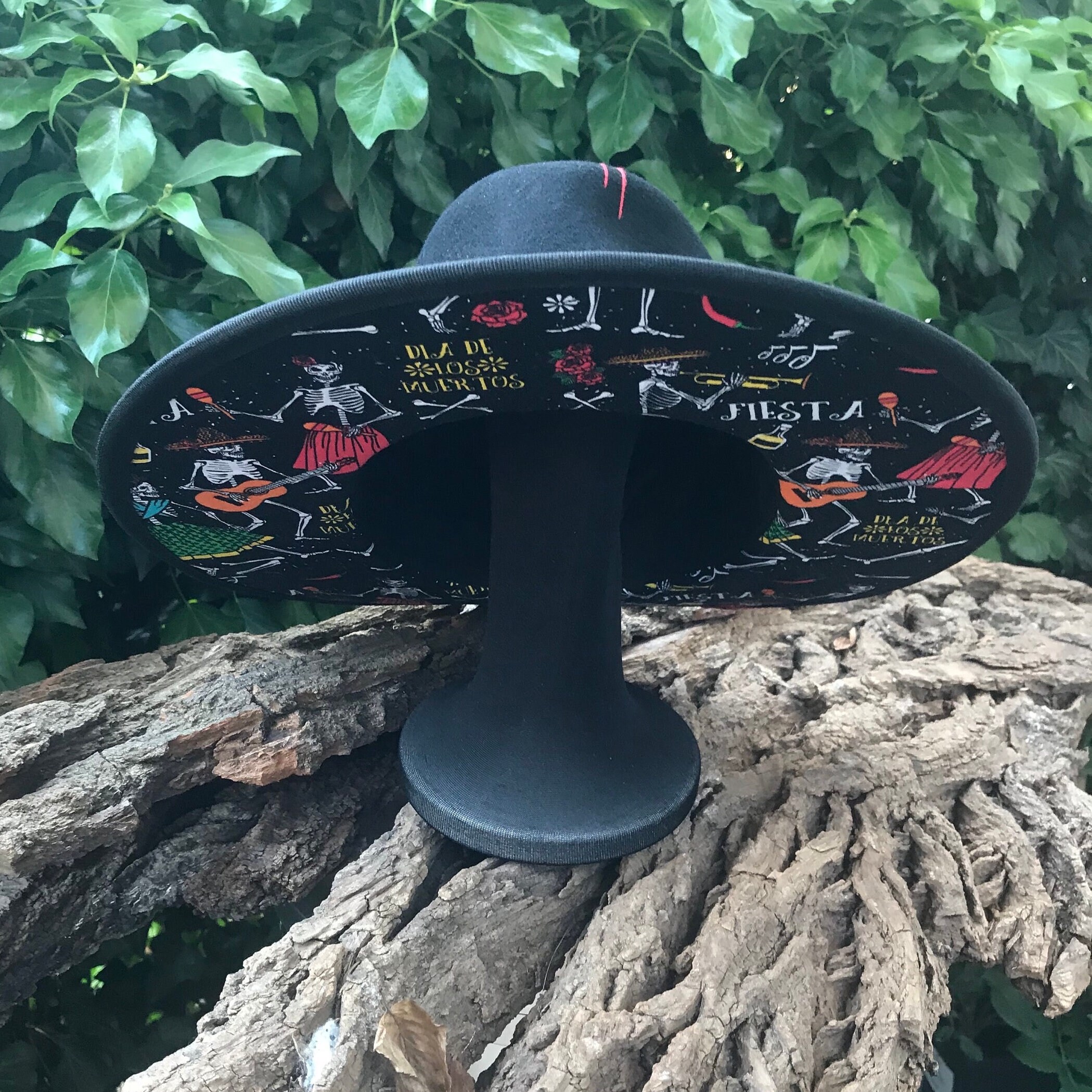 Santa Muerte Fedora Hat - Etsy