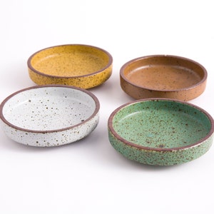 Rustic Style Ceramic Small Dishes, Dinner Side Bowls, Stoneware Small ...