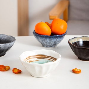 Mini Ceramic Bowls Retro Style Side Bowls Sauce Dishes Dinner Dishes ...