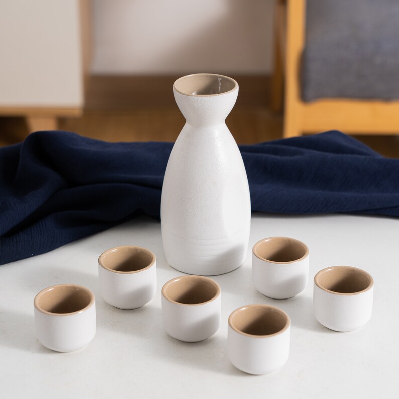 Japanese Ceramic Sake Set Handmade Pottery Sake Carafe - Etsy