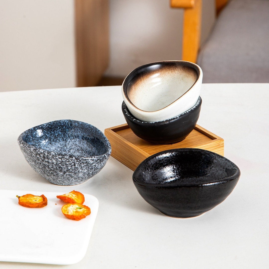 Ceramic Side Bowls, Ceramic Sauce Dishes, Pottery Handmade Sauce Bowls ...