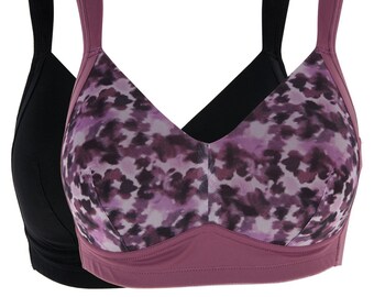 Rhonda Shear 2-pack Molded Cup Bra With Mesh Overlay 786-468 - Etsy