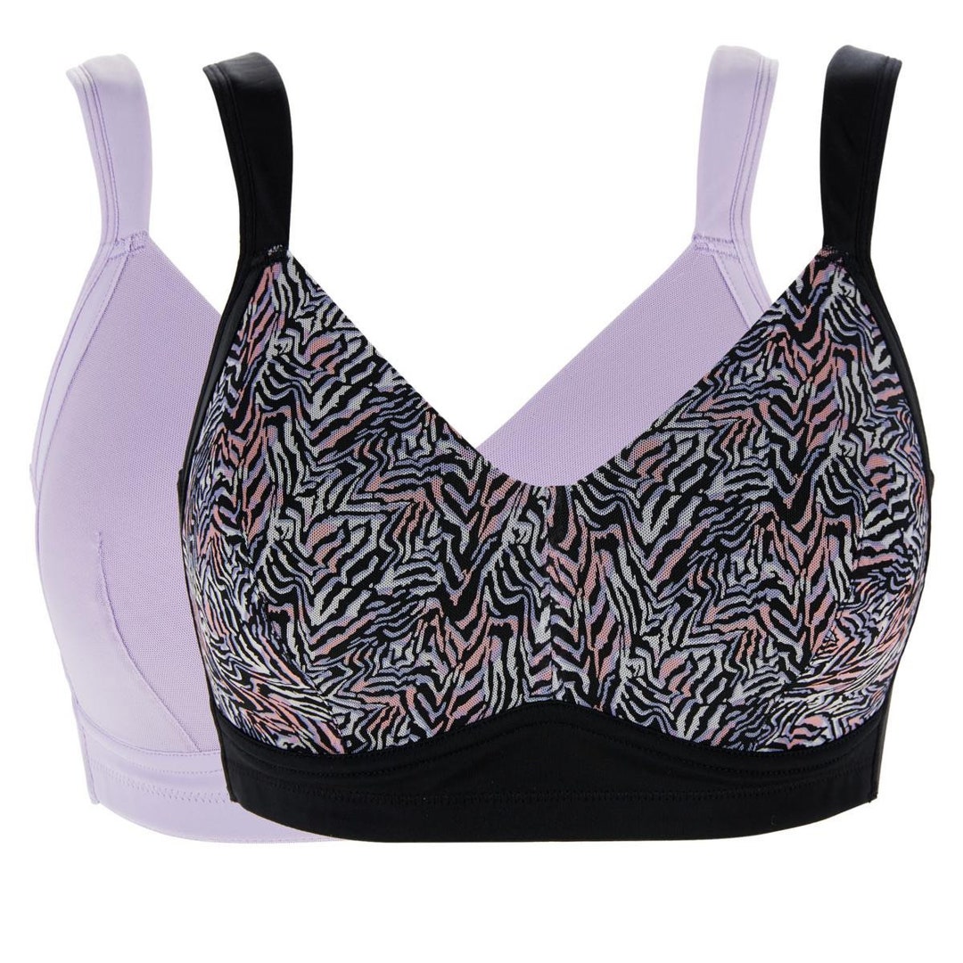 Rhonda Shear 2-pack Molded Cup Bra With Mesh Overlay - Etsy