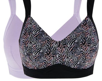 Rhonda Shear 2-pack Molded Cup Bra With Mesh Overlay 786-468 - Etsy