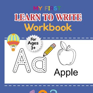Kids Writing Practice Book (3+ Years) | Alphabet Letter Workbook ...