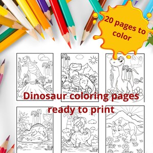 Dinosaur Coloring Pages | Dinosaur Sketch Book | Coloring Book ...