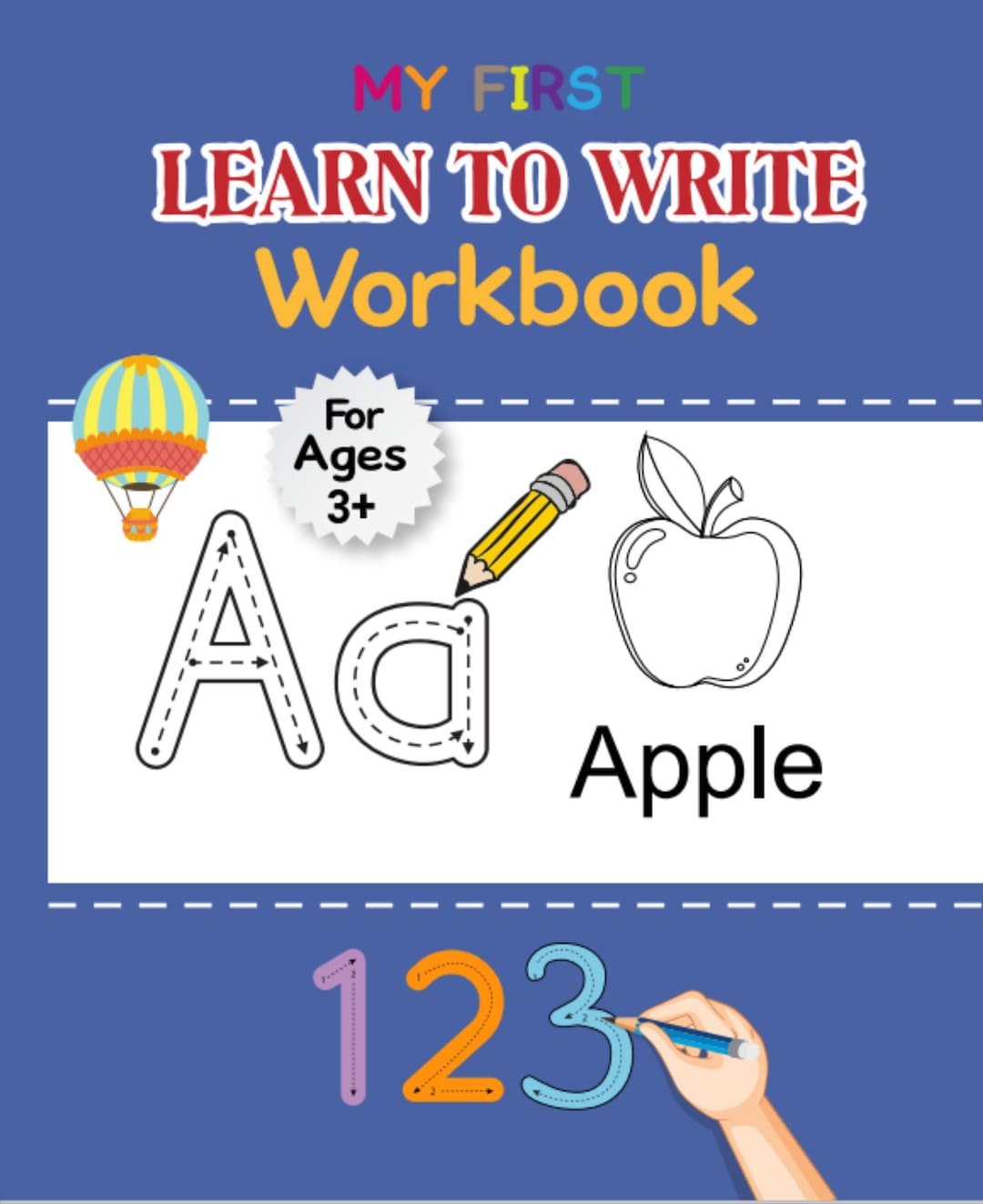 Kids Writing Practice Book (3+ Years) | Alphabet Letter Workbook ...