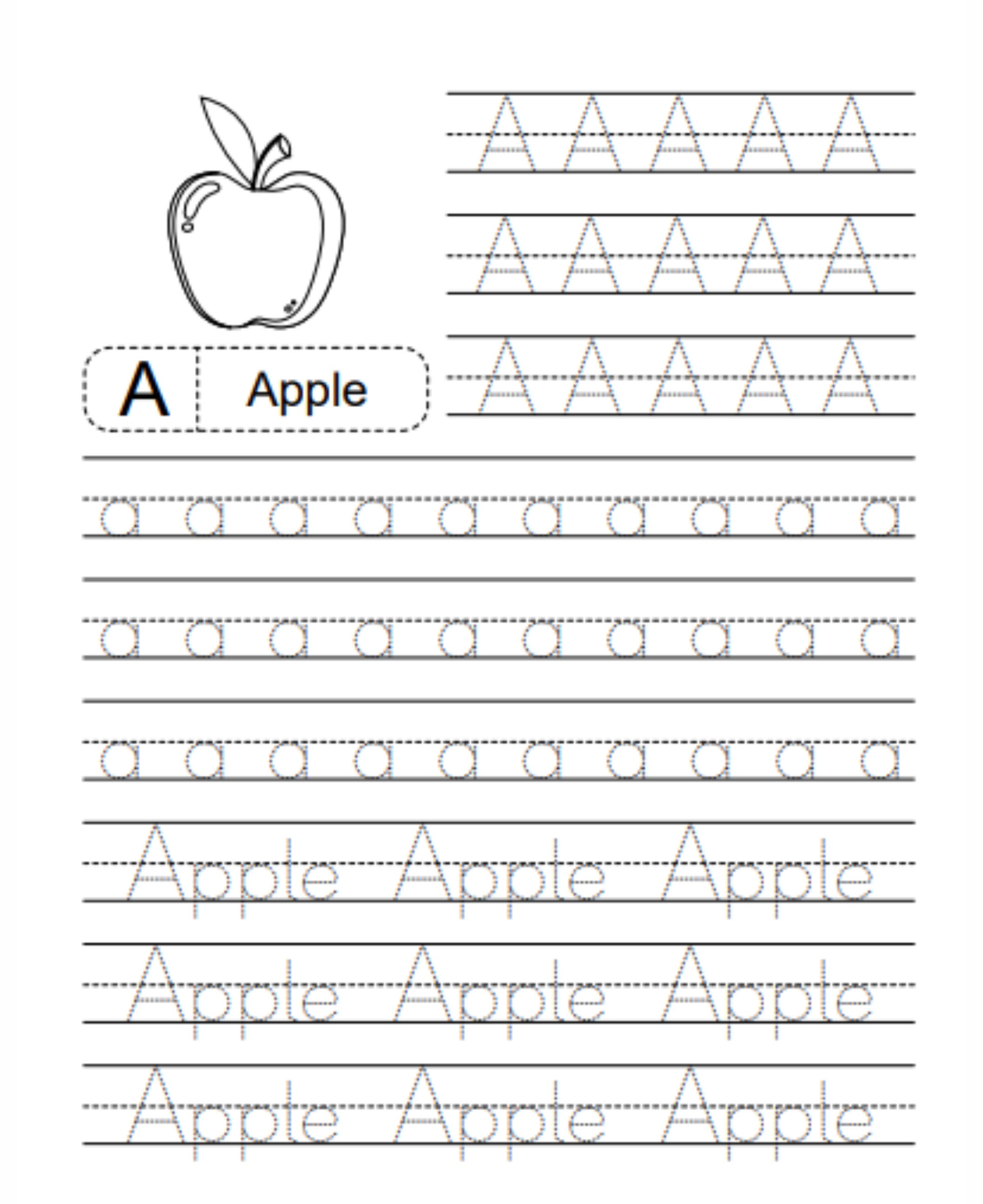 Kids Writing Practice Book 3 Years Alphabet Letter Workbook Writing ABC ...