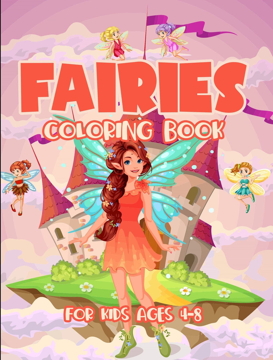 Fairy Tale Coloring Book | Fairies Beauty Coloring Pages | Fun Fairy ...