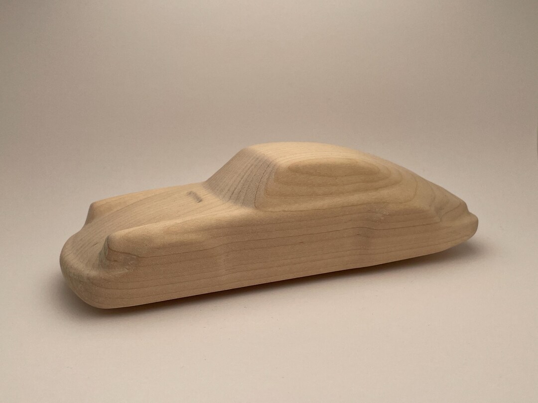Porsche 911 Sculpture | 1:24 Model Car | Birch Wood | Natural Finish ...