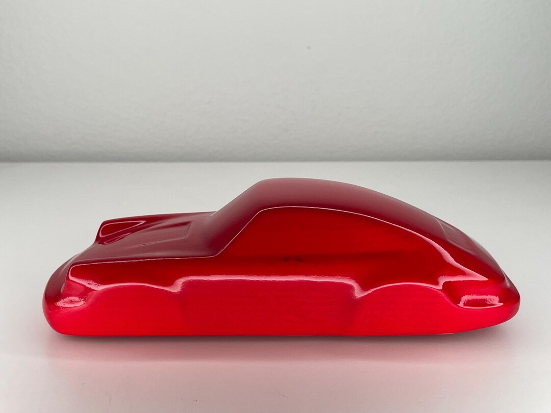 Porsche 911 Sculpture | 1:24 Model Car | Birch Wood | Gloss Red Finish ...