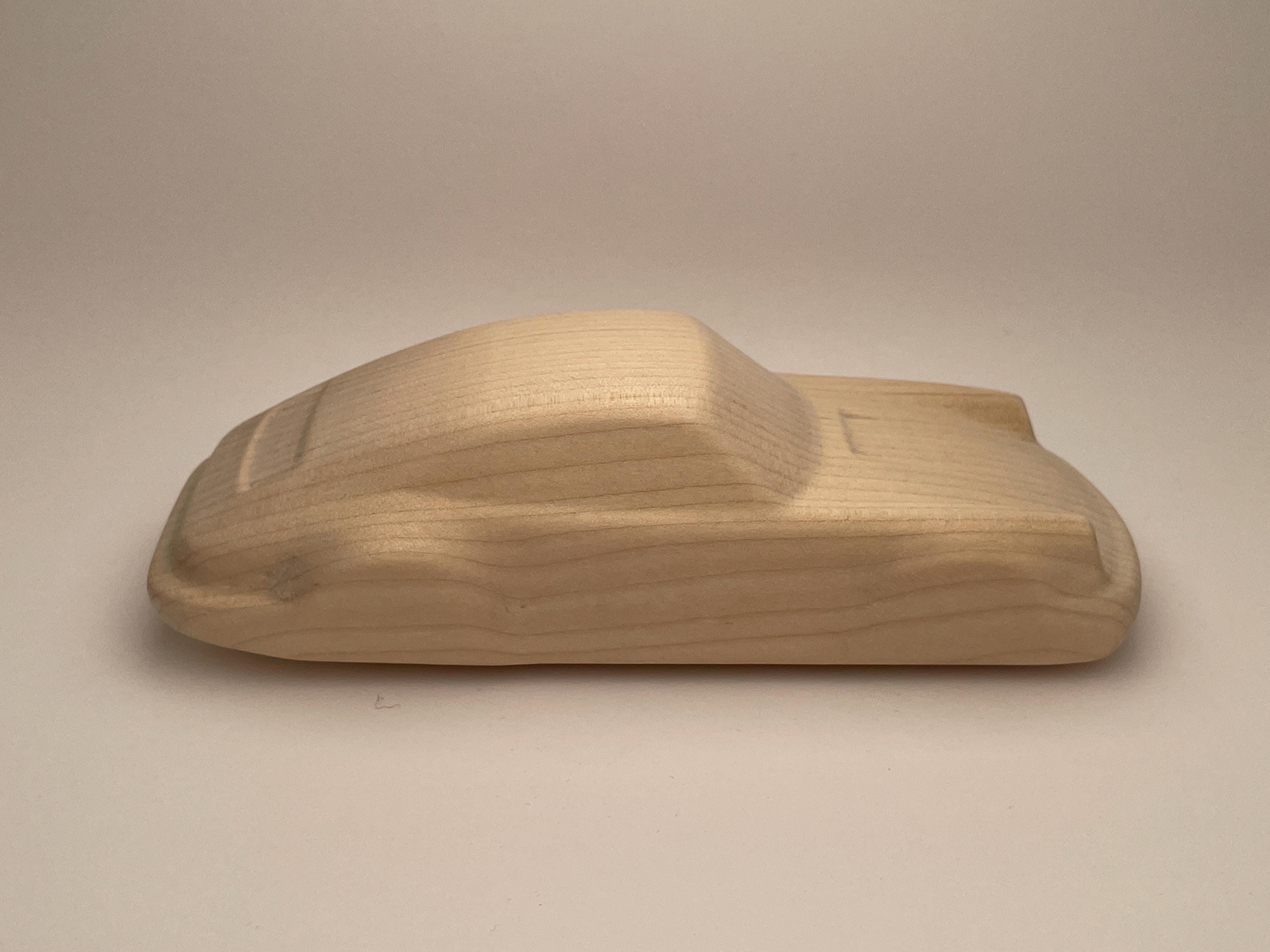 Porsche 911 Sculpture | 1:24 Model Car | Birch Wood | Natural Finish ...