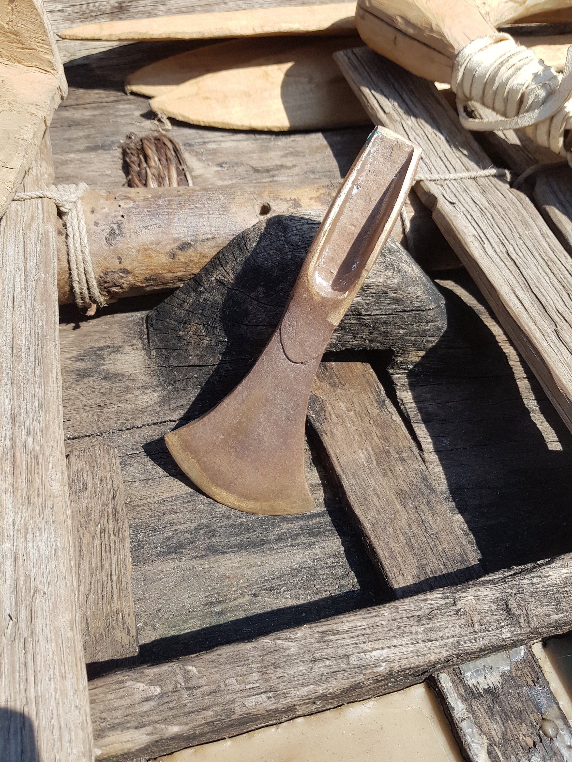 Large Bronze Age Palstave Axe Cast Handmade - Etsy UK