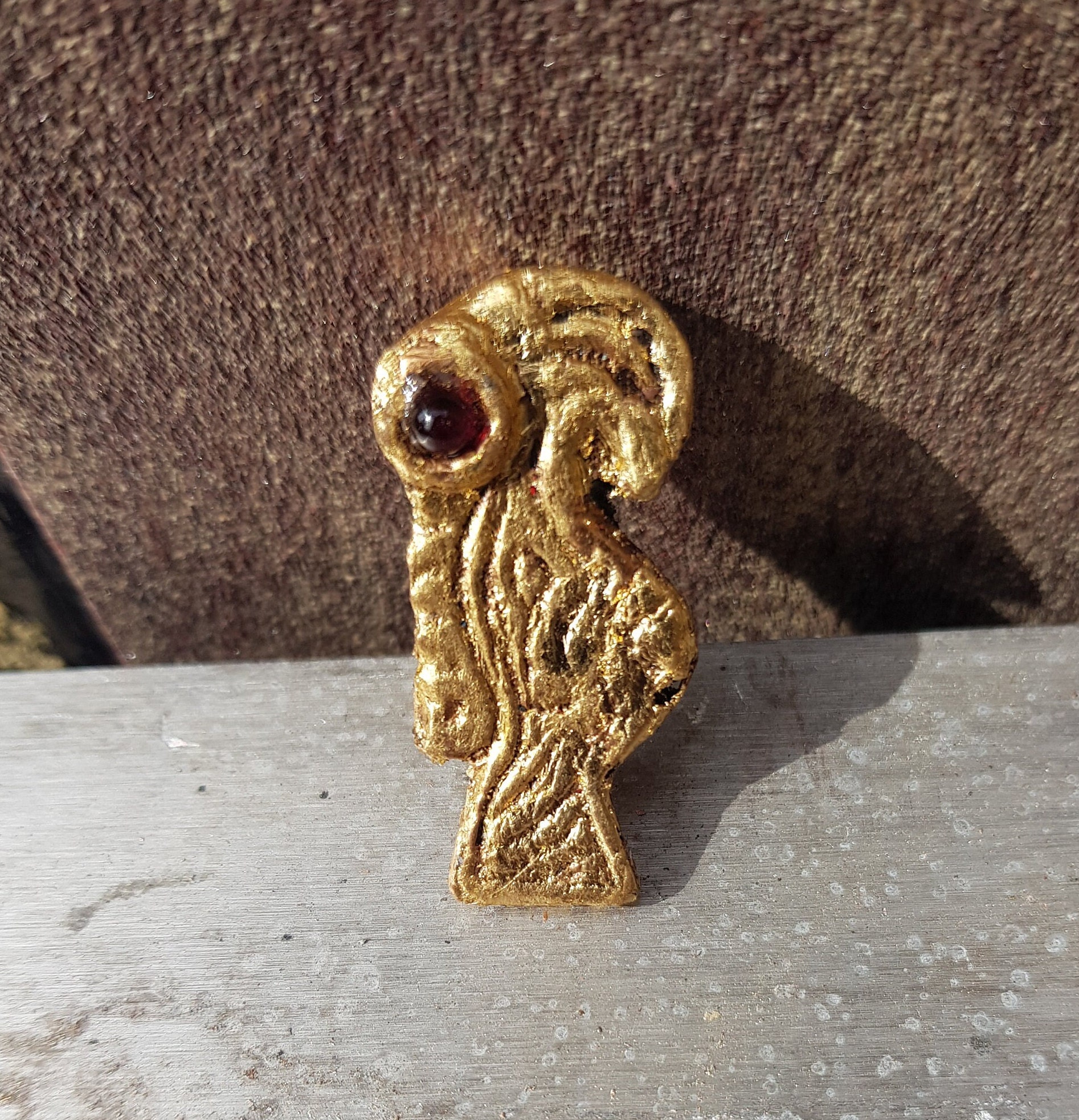 Anglo-saxon Raven Brooch Handmade - Etsy