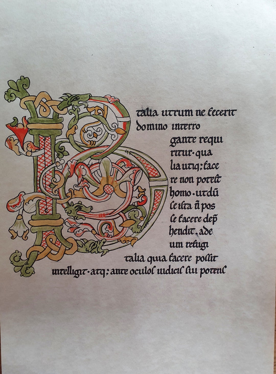 Medieval Manuscript Handmade - Etsy