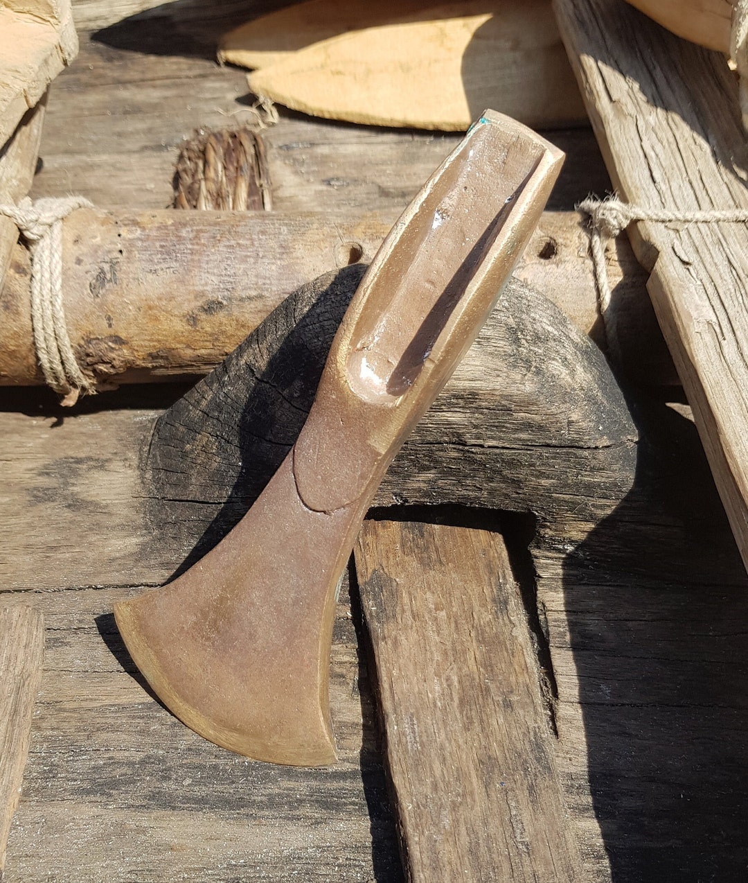 Large Bronze Age Palstave Axe Cast Handmade - Etsy UK