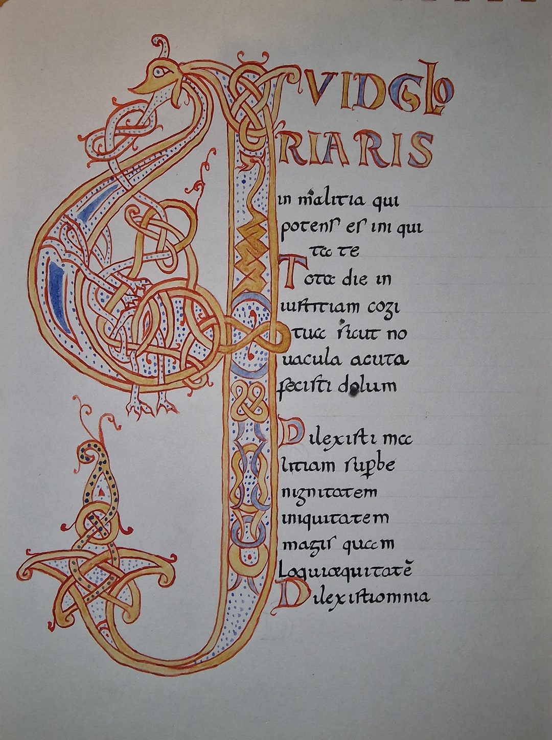 Medieval Manuscript Copy Handmade - Etsy