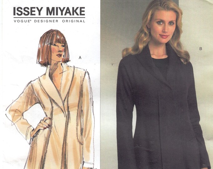 Vogue 1069 Issey Miyake Sewing Pattern, Sizes 6-12, Uncut, Short/long ...