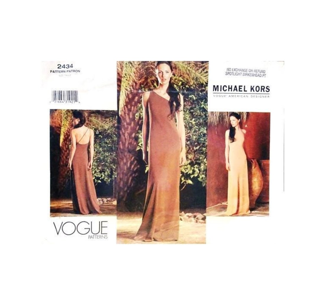 Vogue 2434 Sewing Pattern, Michael Kors, Uncut, Sizes 14-16-18, Vogue ...