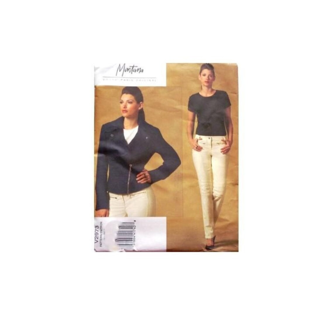 Vogue 2973 Sewing Pattern Claude Montana Vogue Paris Original, Sizes 4 ...