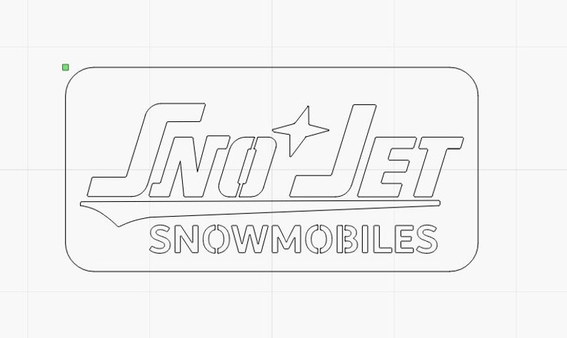 Sno-jet Snowmobile DXF and SVG Files - Etsy