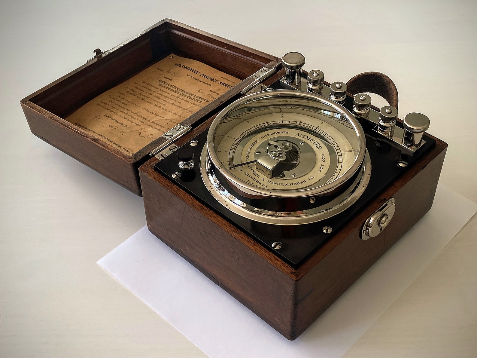 1907 Westinghouse Portable Ammeter for Alternating Current - Etsy