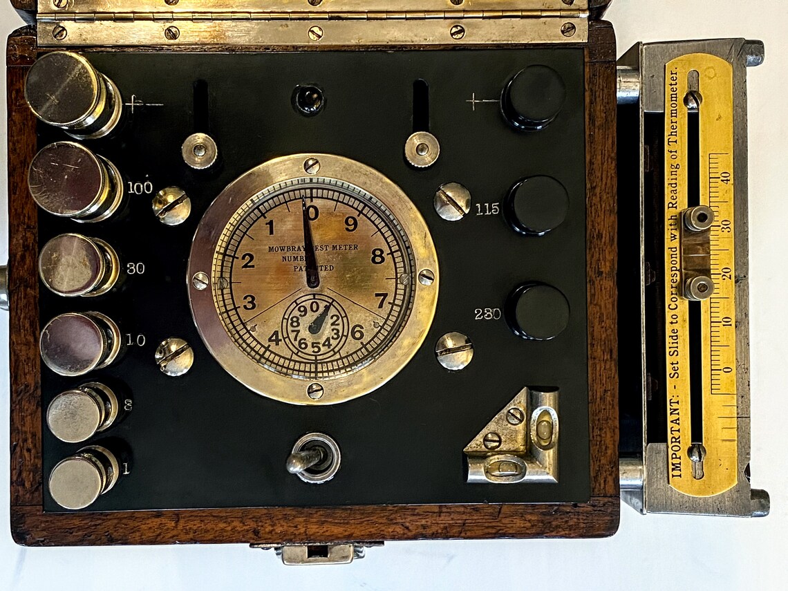Mowbray Model 350 Continuous Test Meter commutator Type - Etsy