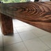 Console Table Made of Old Solid Wood Beams Joined in Dovetail. Rustic ...