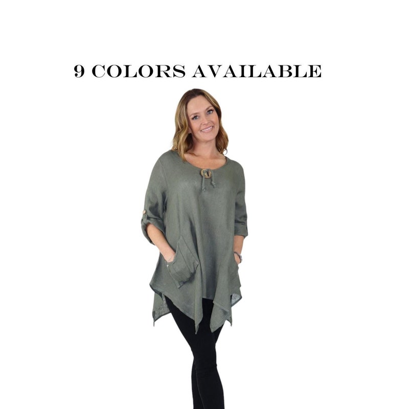 Linen Tunic - Etsy