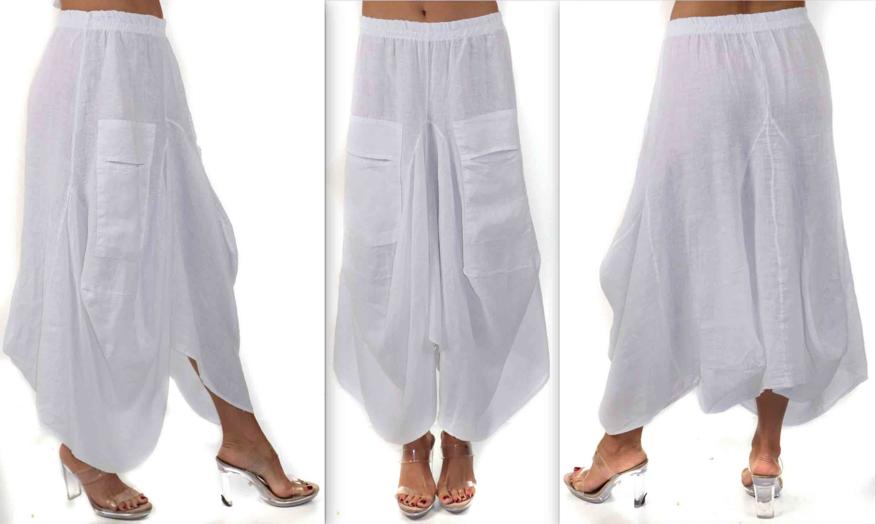 Quirky Linen Skirt, Lagen Look Linen Skirt, Summer Linen Skirt, Artsy ...