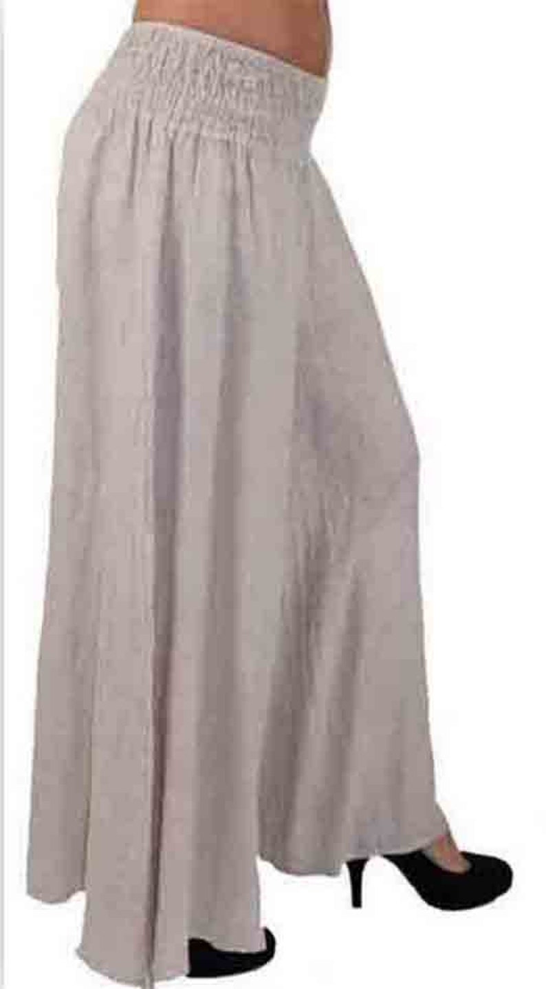 Wide Wide Legged Palazzo Pants Linen Palazzo Pants Linen Women Pants