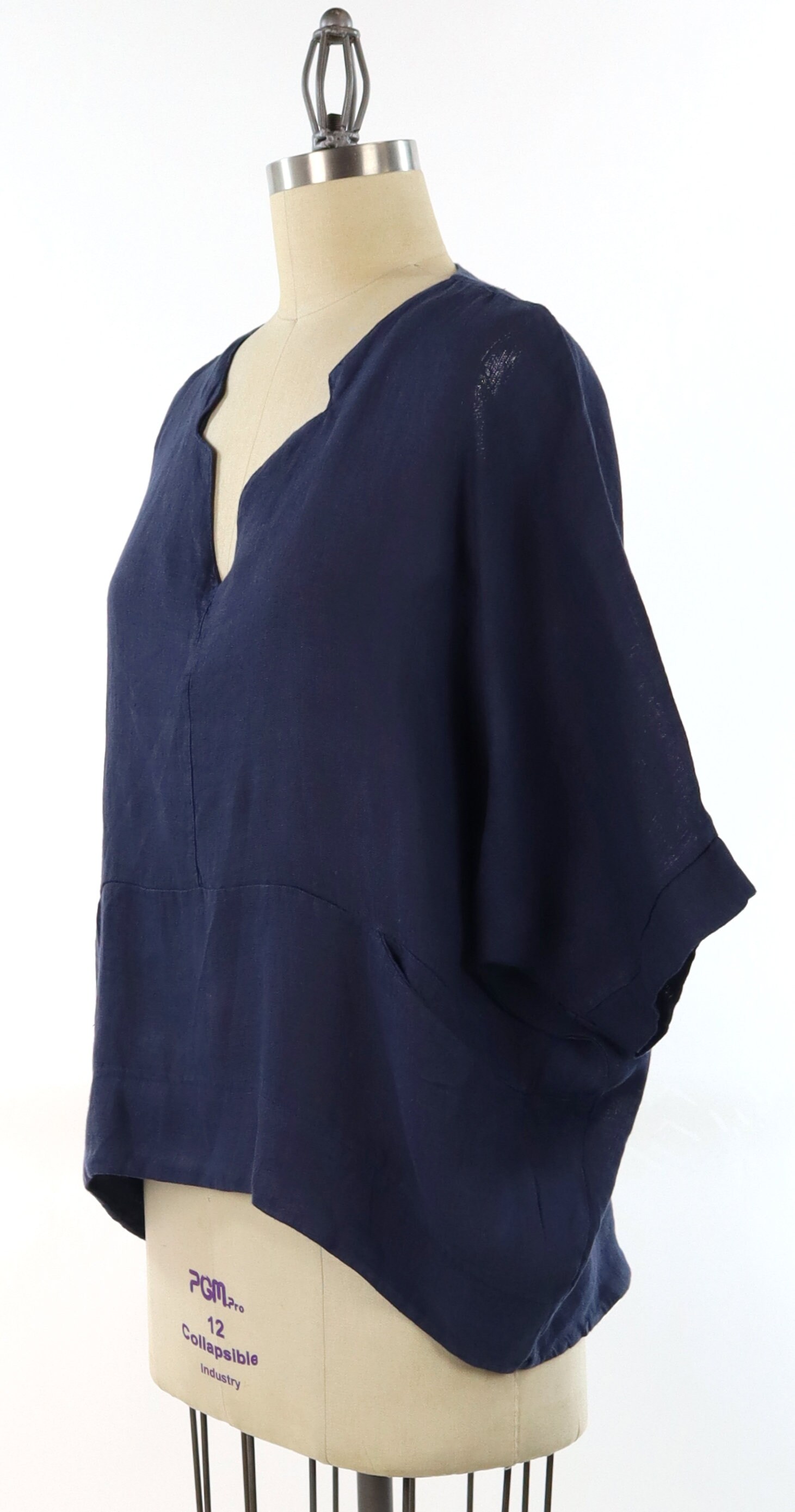 Pure Linen Tunic, Designer Linen Tunic, Washed Linen Tunic, One Size ...