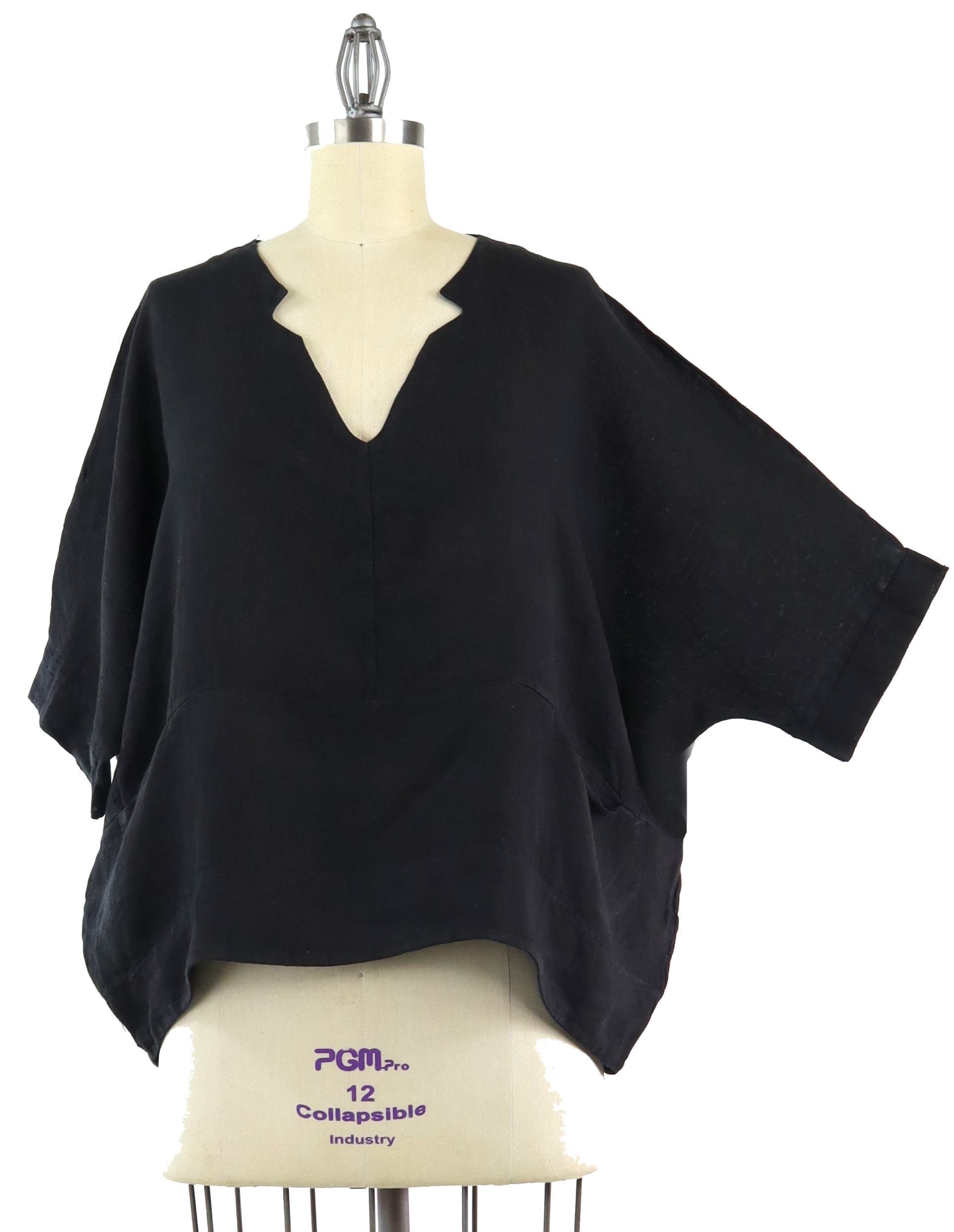 Pure Linen Tunic, Designer Linen Tunic, Washed Linen Tunic, One Size ...