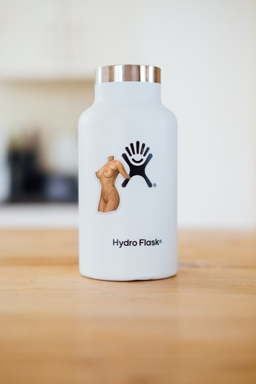 Nude Woman Sticker, Female Body Sticker, Anatomy, Vinyl Sticker ...