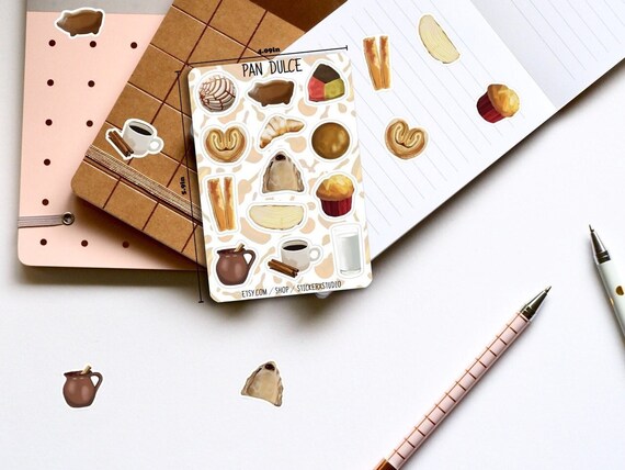 Pan Dulce Sticker Sheet Mexican Treats Sticker Sheetmexican | Etsy