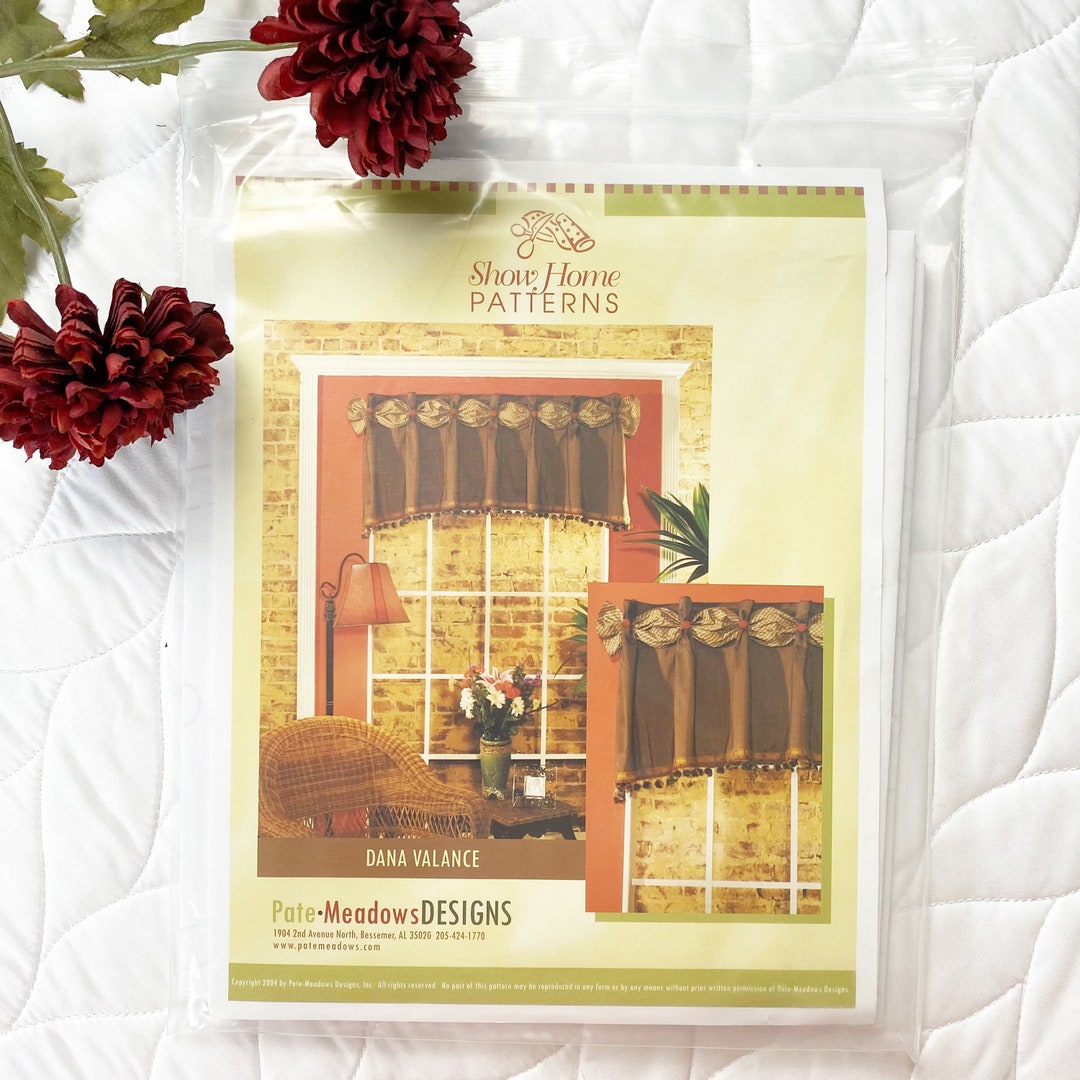 Show Home Patterns - Dana Valance - Pate Meadows Designs - UNCUT - Etsy