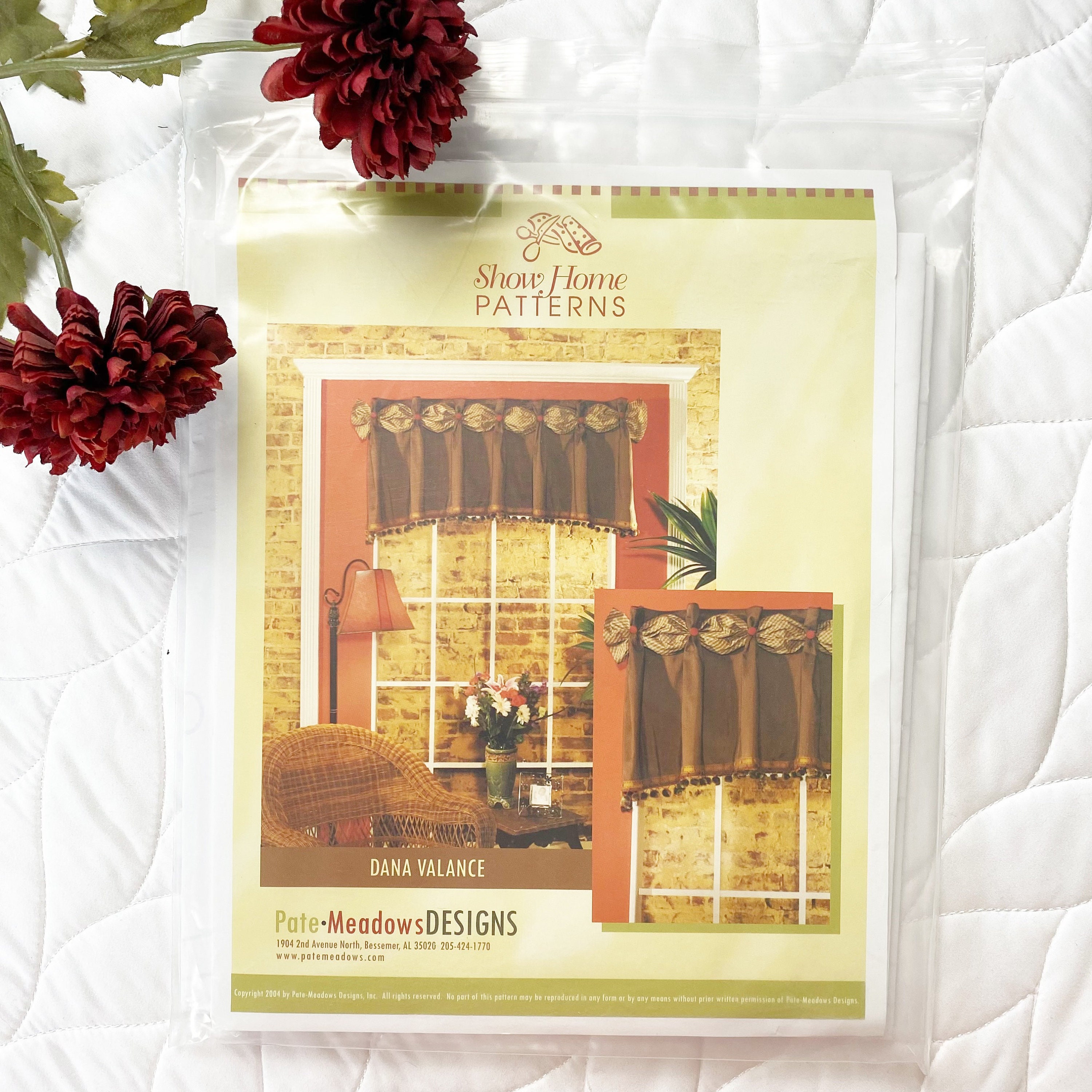 Show Home Patterns - Dana Valance - Pate Meadows Designs - UNCUT - Etsy