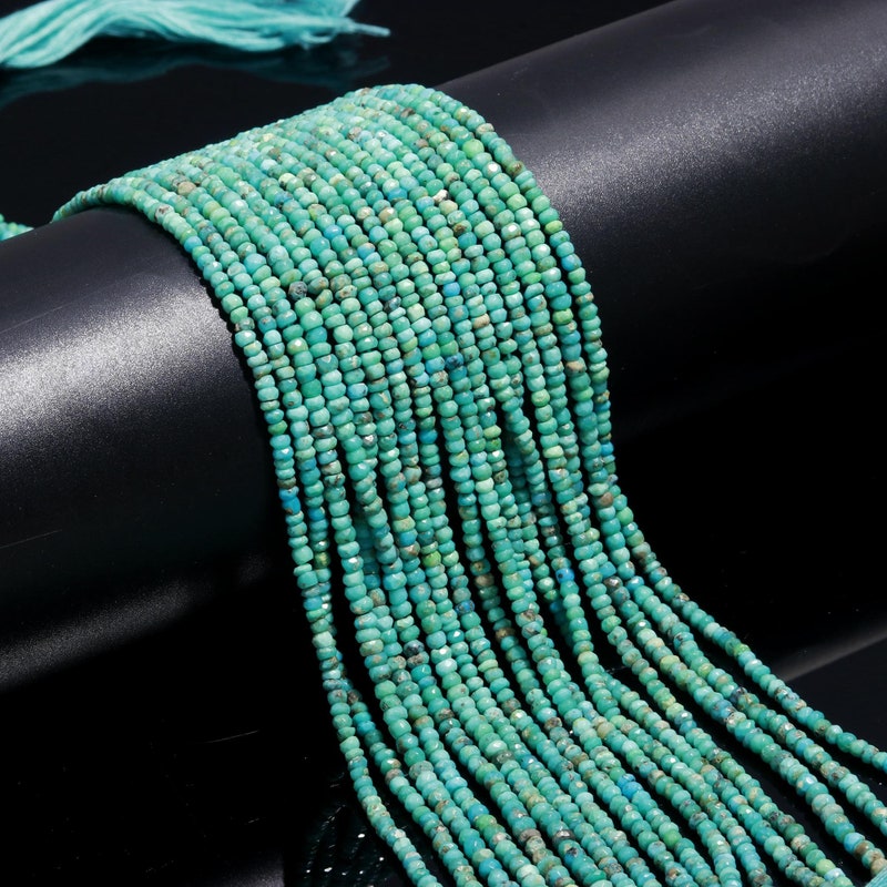 Rondelle Turquoise - Etsy