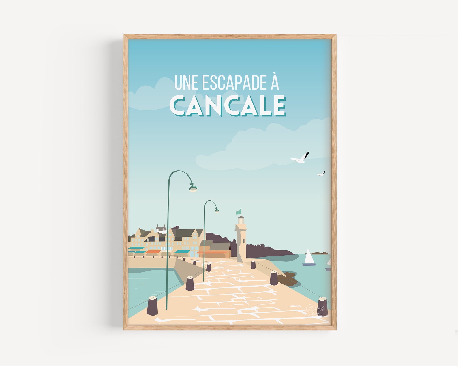 Cancale Poster - Etsy
