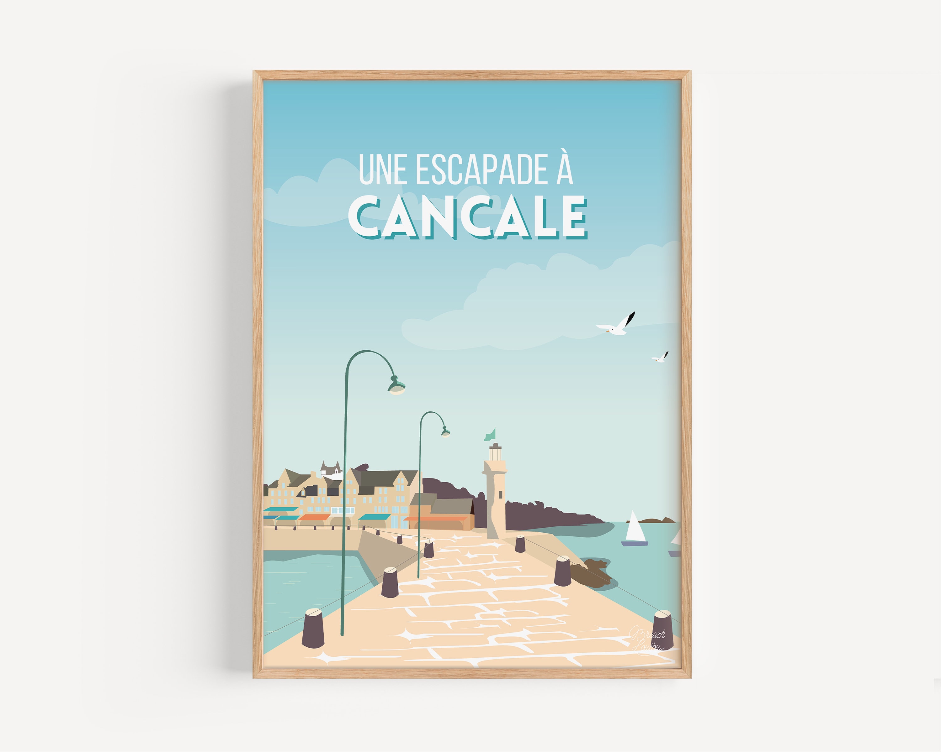 Cancale Poster - Etsy