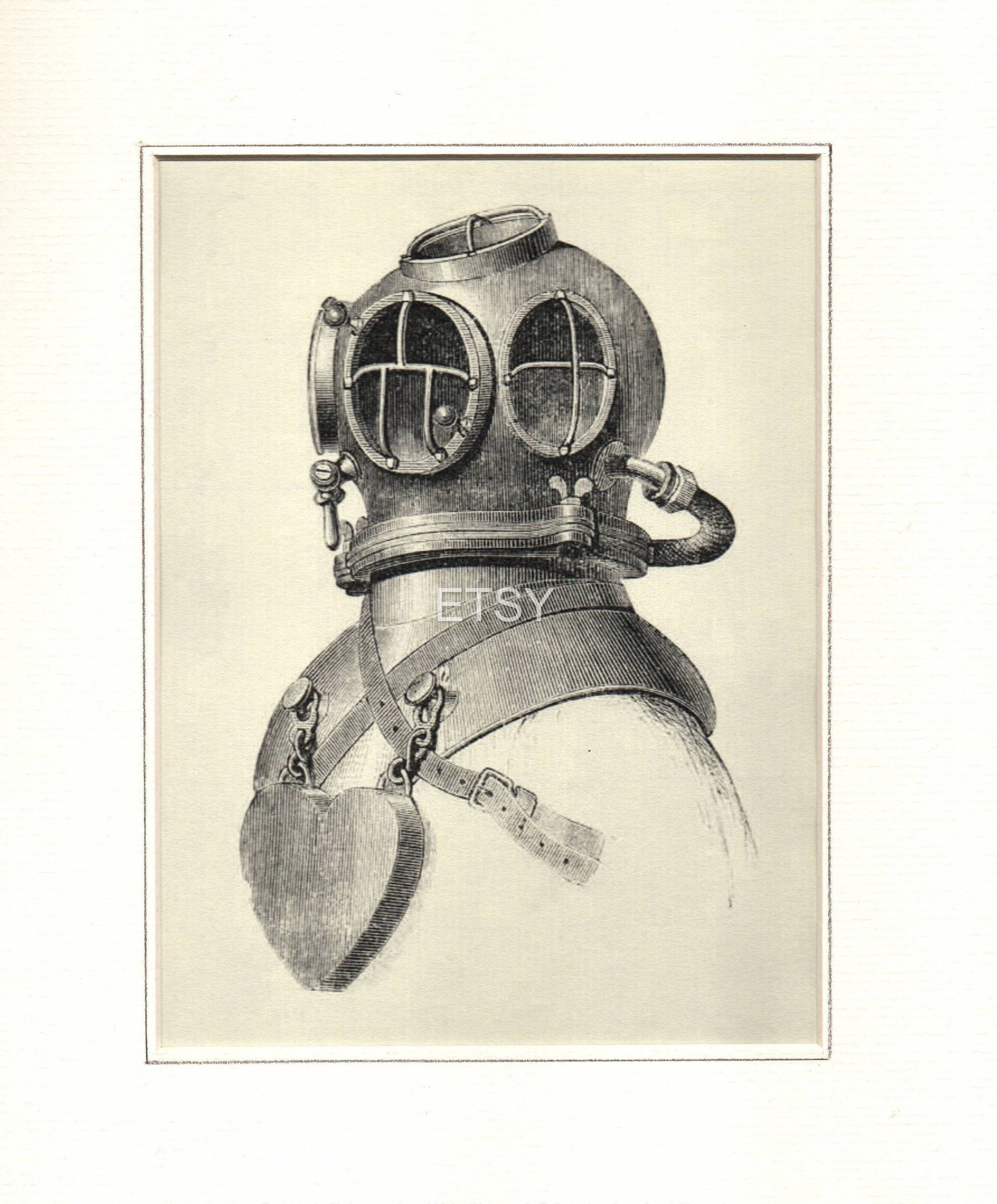 Deep Sea DIVER HELMET Diving Ocean Underwater Steampunk Victorian ...