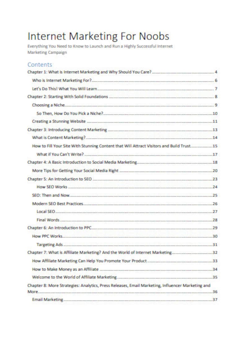 Internet Marketing Noob, Discover How to Leverage the Power of Internet ...