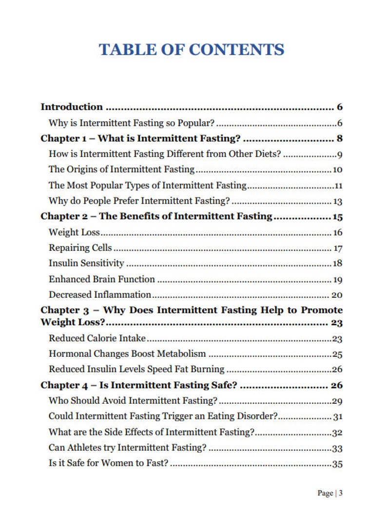 Intermittent Fasting Formula Discover, the Secret Diet Protocol for ...