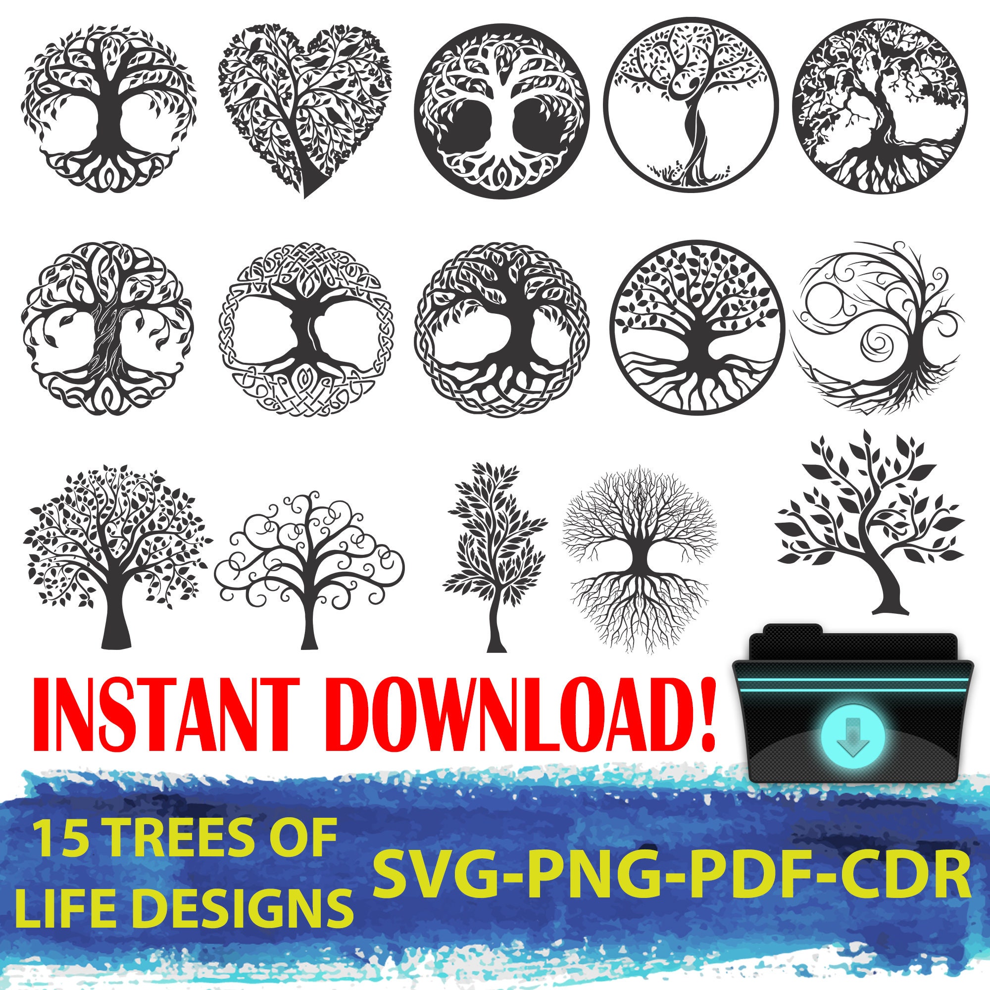 Home & Living Home Décor Tree of Life wall art Tree of life png Tree of ...